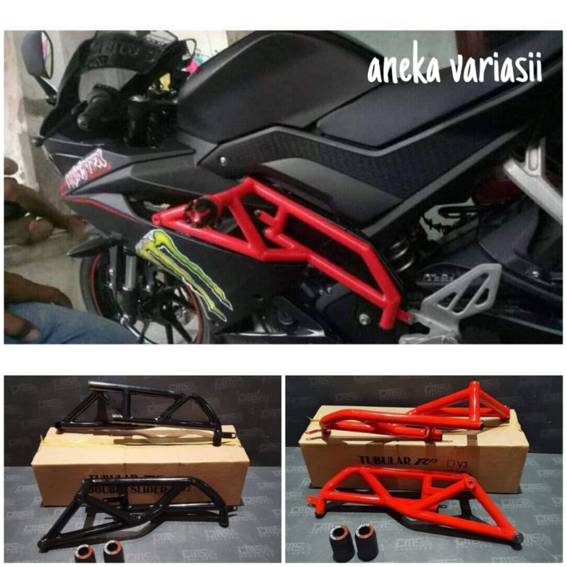Jual crashbar /tubular yamaha r15 v3/tubular yamaha r15 v3 plus jalu ...
