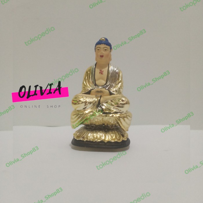 Jual Produk Terbaru - Patung Miniatur Budha Bertapa Resin Kuno Jadul ...