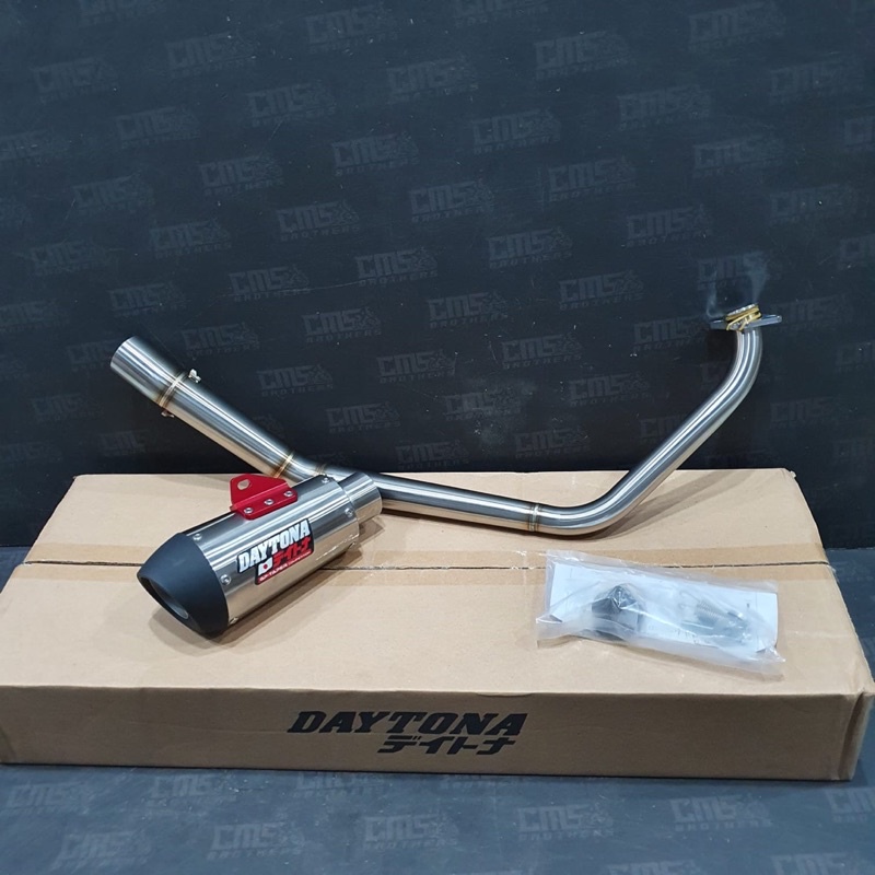 Jual Knalpot Racing Daytona New GP Taper Yamaha All New R15 V3 Original ...