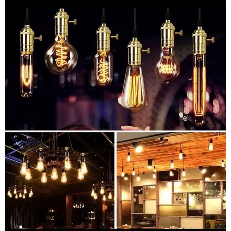 Jual Lampu LED Filamen G45 G80 ST64 C35 E27 2w 4w watt Filament Edison ...