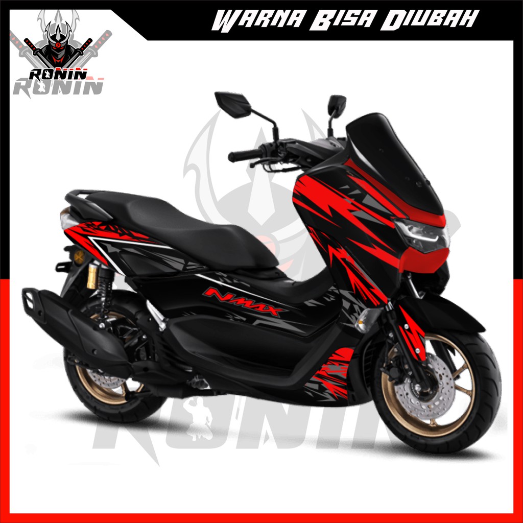 Jual Sticker Decal FULL BODY NMAX 2020 Motif Crash Abstract (RED ...
