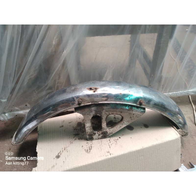 Jual Slebor spakbor depan honda win 100 win100 besi tahun tua ori ...