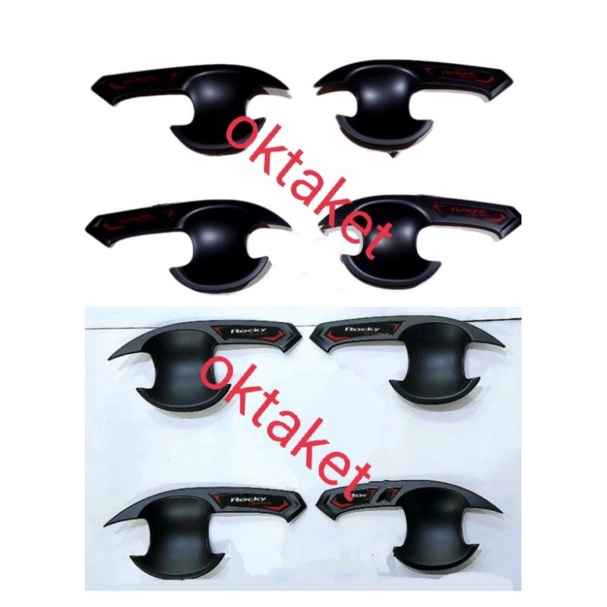 Jual cover outer Raize Rocky 2021 hitam list merah | Shopee Indonesia