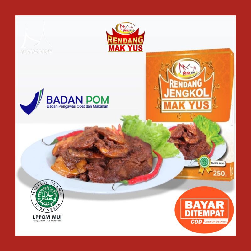 Jual Rendang Jengkol Jariang Randang Mak Yus Maknyus Makyus Asli Minang Padang Payakumbuh Bumbu ...