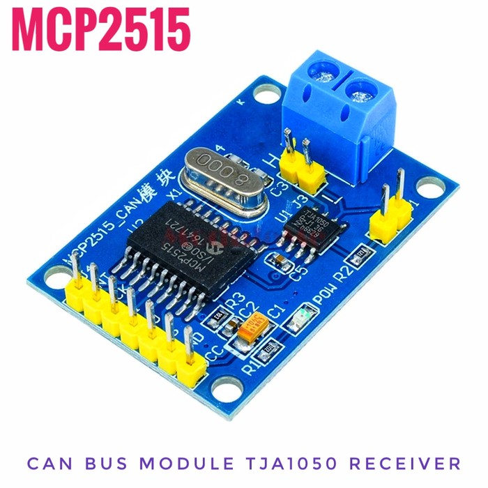 Jual MCP2515 CAN BUS Module TJA1050 SPI Receiver 5V For Arduino AVR 51 ARM | Shopee Indonesia