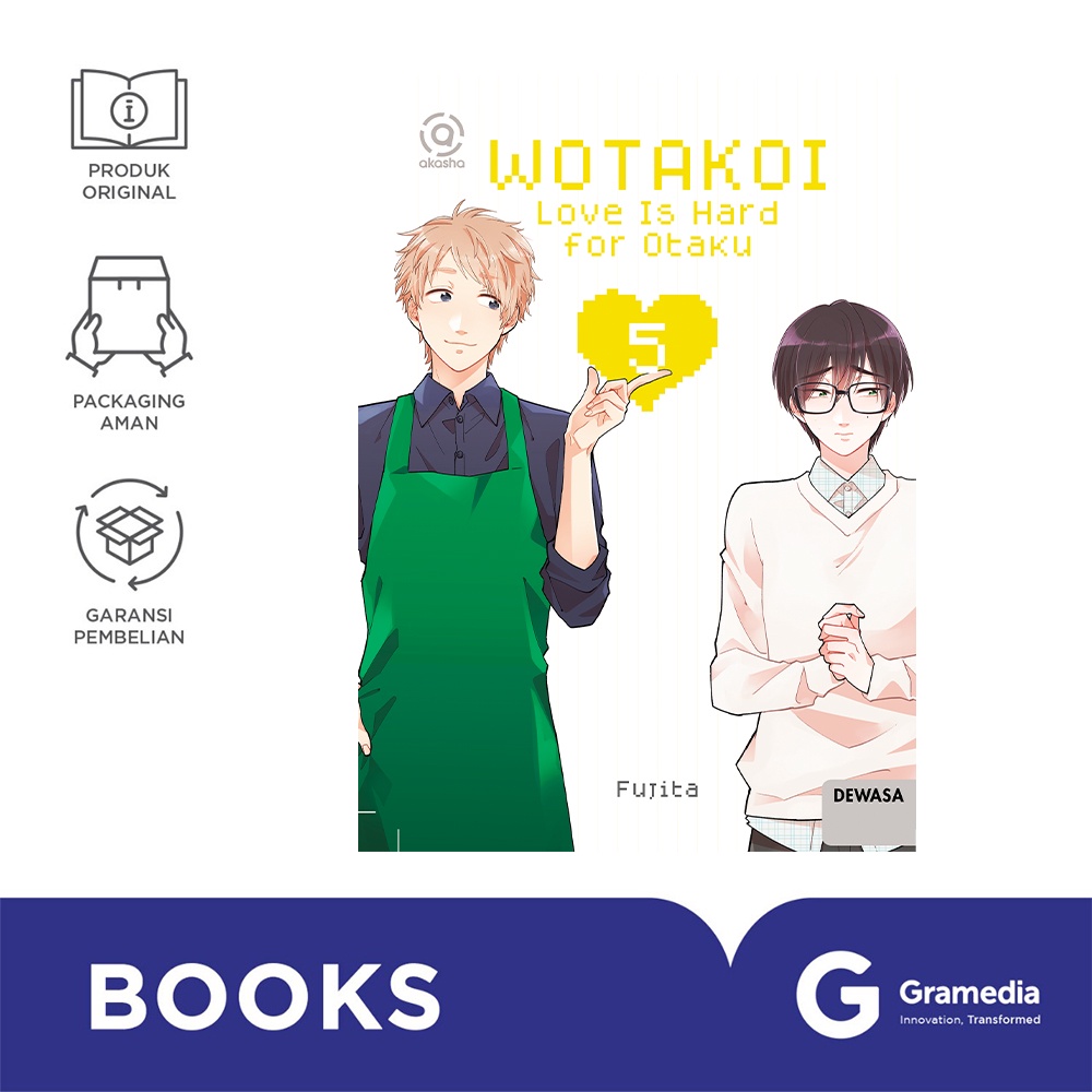 Jual AKASHA : Wotakoi : Love is Hard for Otaku 05 | Shopee Indonesia