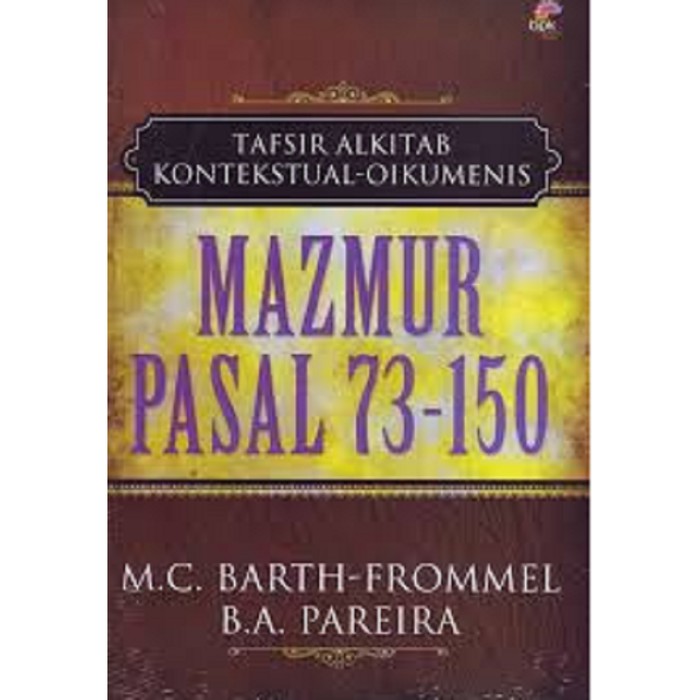Jual Tafsiran Alkitab Kitab Mazmur 73-150 | Shopee Indonesia