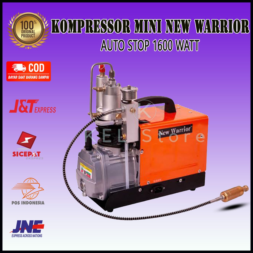 Jual Kompressor PCP Kompresor PCP Compressor PCP New Warrior Auto Stop ...