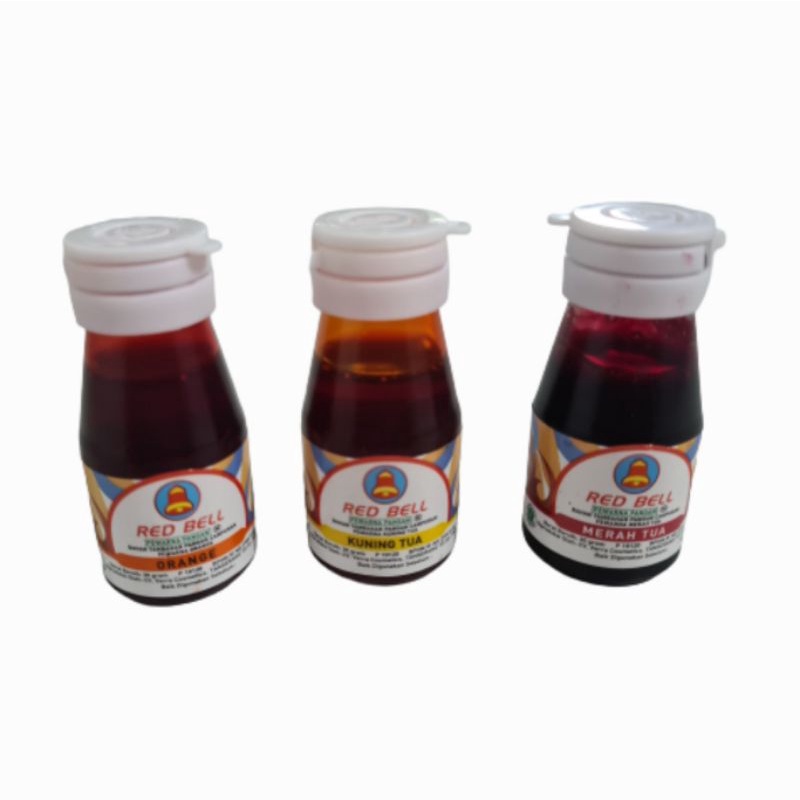 Jual pewarna makanan red bell Liquid color redbell HALAL BPJPH COD ...