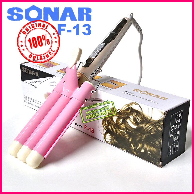 Jual SONAR F 13 CURLY ALAT CATOK RAMBUT GELOMBANG CATOKAN IKAL KERITING F13 WAVE | Shopee Indonesia