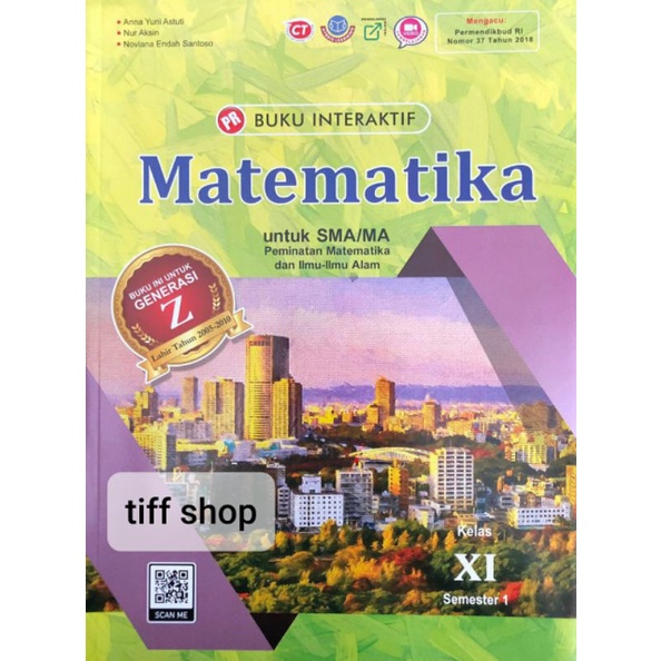 Jual Buku LKS/ PR Interaktif matematika peminatan kelas XI semester 1 (K13 revisi). Intan ...