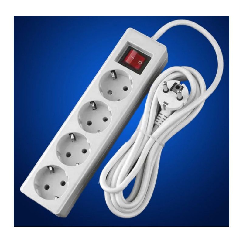 Jual Optimus tembaga colokan listrik 4 lubang socket on of tahan panas ...