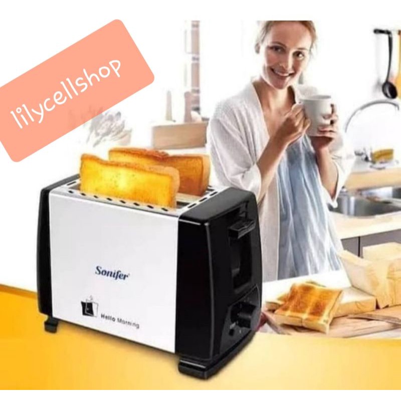 Jual Toaster Pemanggang Roti Pop Up Sonifer SF6007 | Shopee Indonesia