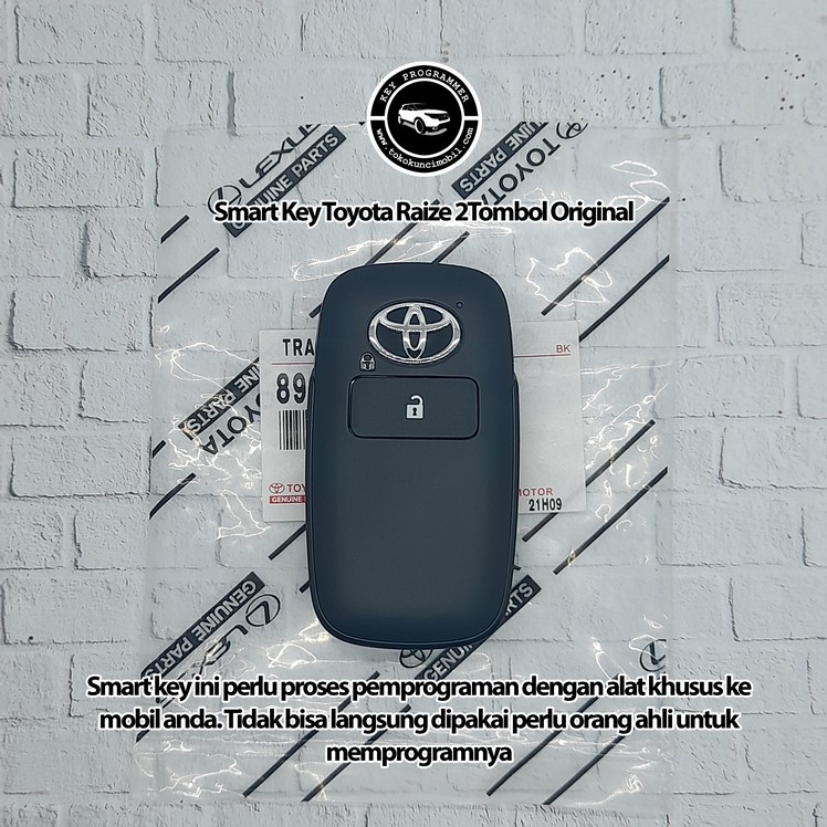 Jual Kunci Remote Smart Key Toyota Raize 2 Tombol Original Dan After ...