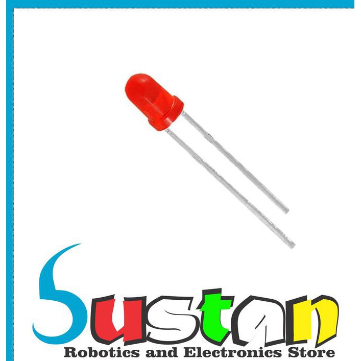 Jual Led 3Mm Red Round Led Diffused Merah 3Mm Usually Use For Indicator ...