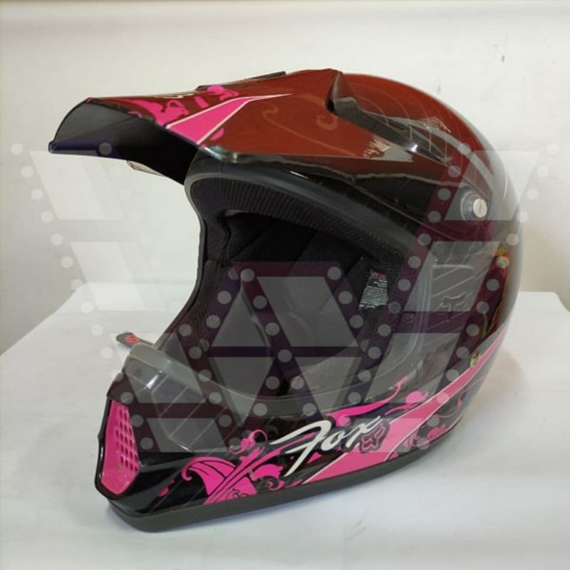 Jual Helm Motor Trail Merk Fox size M | Shopee Indonesia