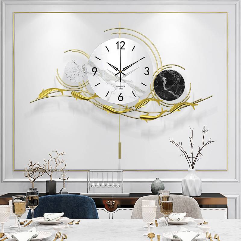 Jual Jam dinding sederhana modern kreatif jam rumah ruang tamu restoran ...