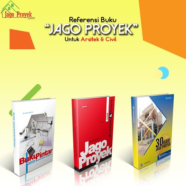 Jual Paket Kumpulan Buku Jago Proyek | Arsitek & Civil | Shopee Indonesia