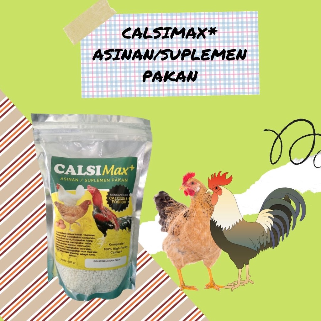 Jual Suplemen Pakan Ayam Pedaging High Calsium & Fosfor Calsimax+ ...