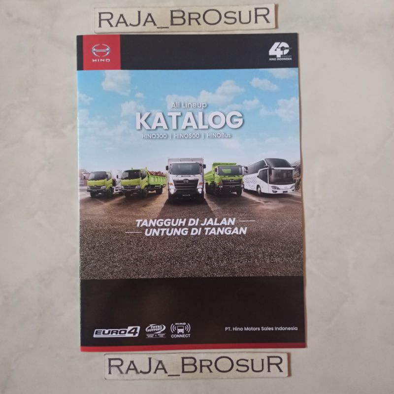 Jual Poster brosur booklet all lineup katalog Hino300/Hino500/Hino Bus ...