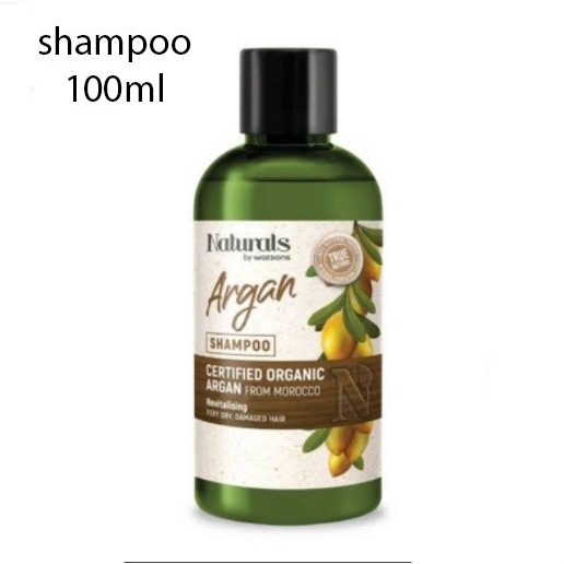 Jual Watsons Naturals Travel Size Shampoo - Natural Olive - Aloe Vera ...