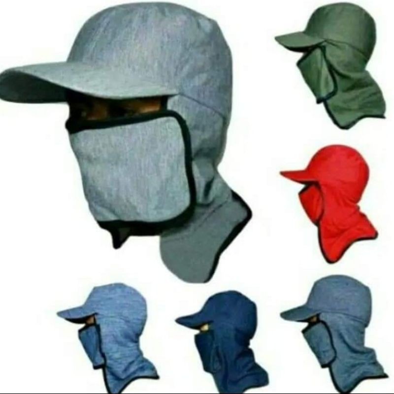 Jual Topi Jepang masker/topi pancing/topi kebuntopi serbaguna topi ...