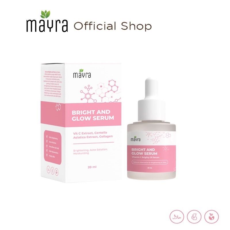 Jual MAYRA Serum Vit C Whitening Glowing Viral 20ml /Serum Jenem Glow ...