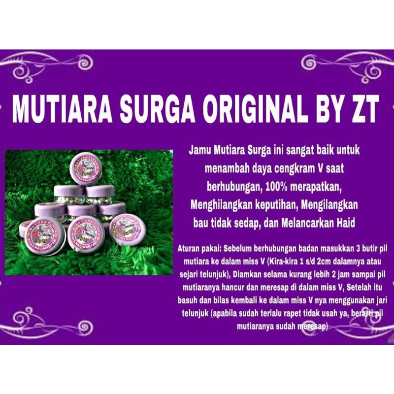 Jual Jamu Mutiara Surga By Zt | Shopee Indonesia