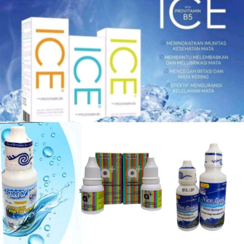 Jual CAIRAN SOFTLENS ICE & NICE LOOK 60ml Plus ProVitamin B5 • X2 ...