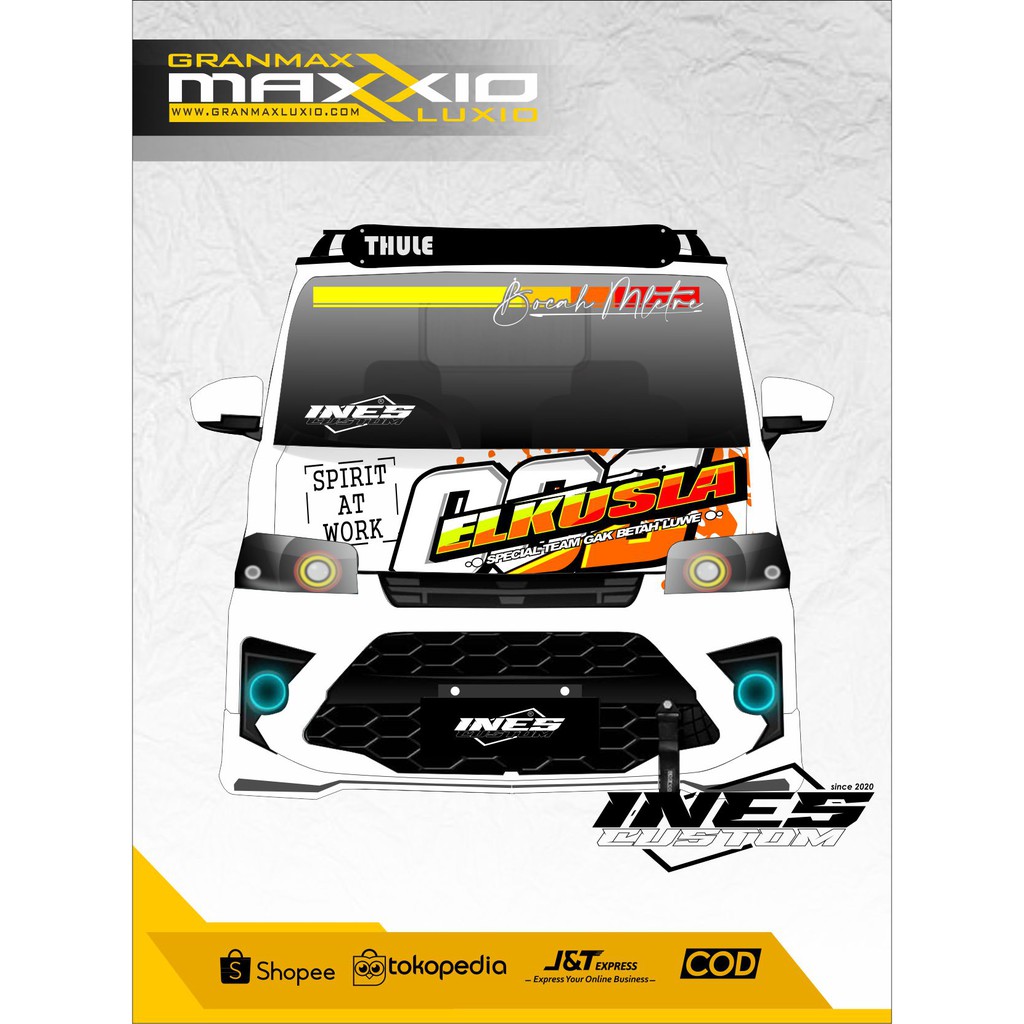 Jual decal grandmax stiker decal kabin grandmax | Shopee Indonesia
