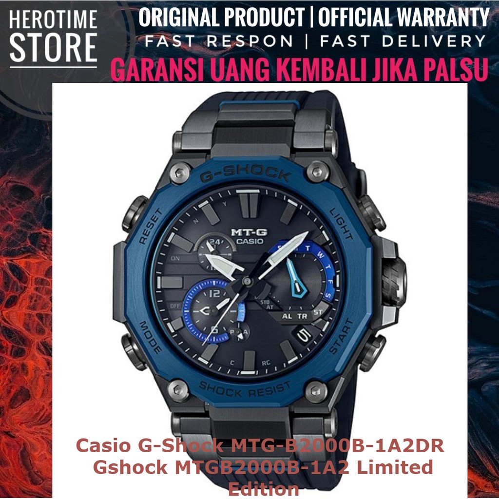 Jual Jam Tangan Casio G-Shock MTG-B2000B-1A2DR / Gshock MTGB2000B-1A2 ...