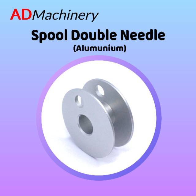 Jual SPOOL DOUBLE NEEDLE/ SPOOL JARUM DUA(ALUMUNIUM) | Shopee Indonesia