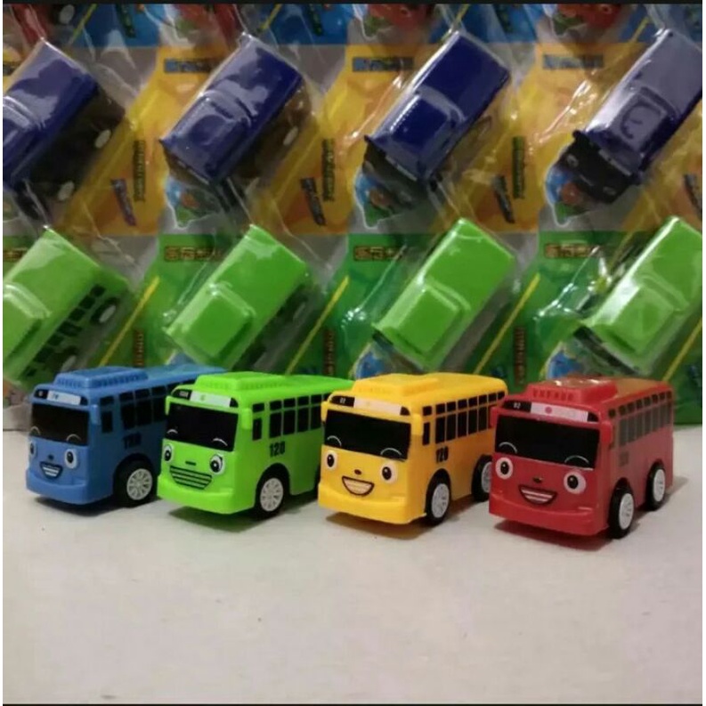 Jual 4 Pcs Mainan Anak Bus Tayo Mini Pull Back / Bus Toyo Mainan / Mainan Anak Laki Laki ...