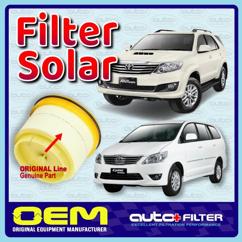 Jual FILTER SOLAR KIJANG INNOVA & FORTUNER VNT | Shopee Indonesia