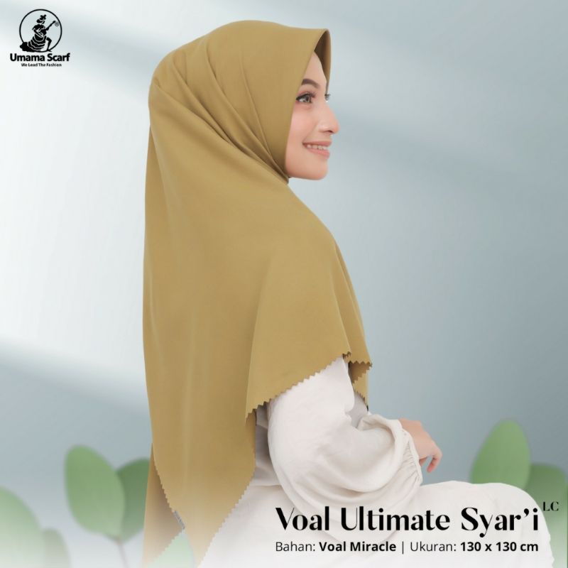 Jual (JUMBO) VOAL ULTIMATE SYARI LABEL BESI ORIGINAL UMAMA (130CM ...