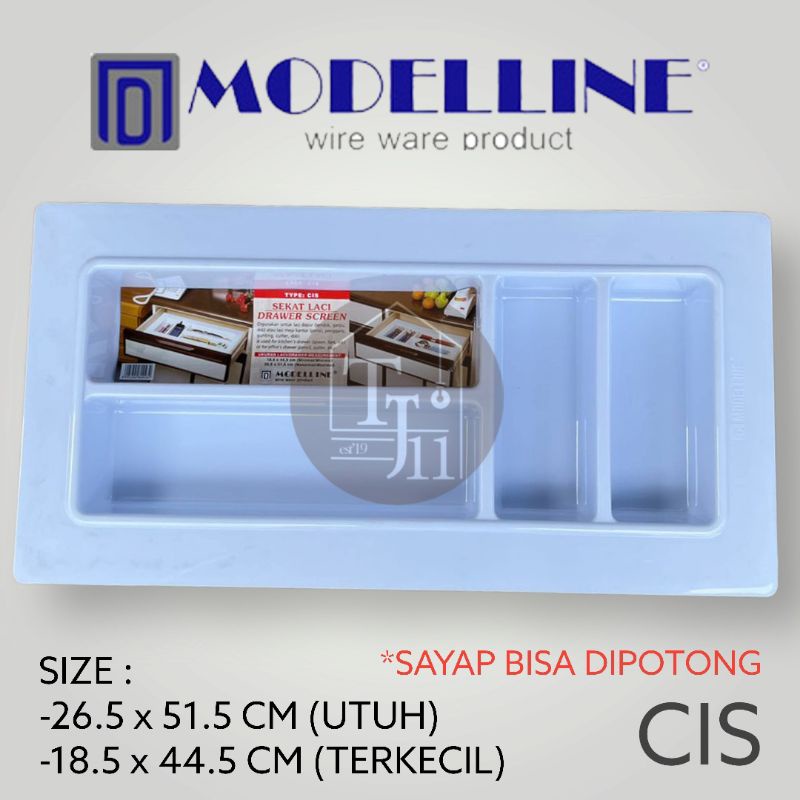 Jual RAK SEKAT LACI TEMPAT SENDOK GARPU merk MODELLINE CIS ukuran KECIL ...