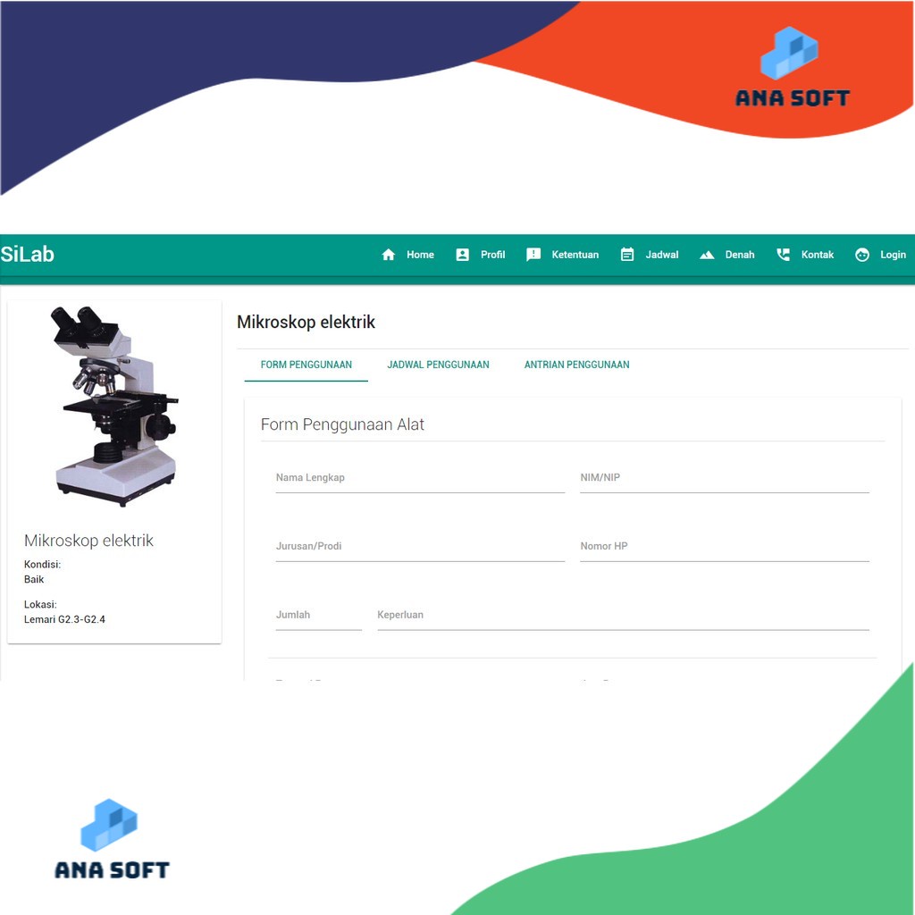 Jual Software Sistem Informasi Laboratorium Peminjaman Alat Laboratorium | Shopee Indonesia