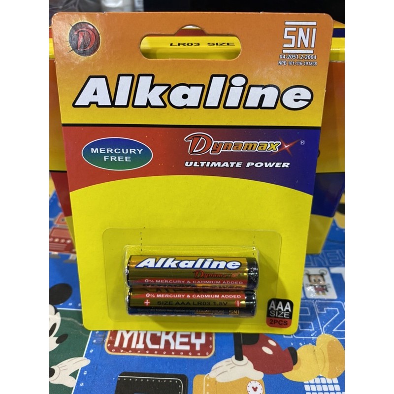 Jual Baterai Alkaline Dynamax Aa A2 Aaa A3 Isi 2pc Baterai Jam