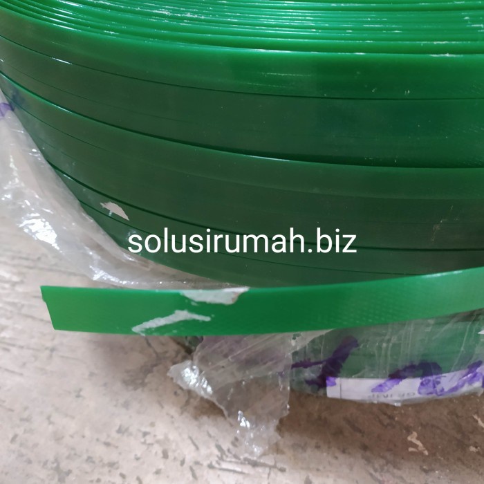 Jual 1M 1METER TALI PETI STRAPPING KILAP TRANSPARANT HIJAU TEBAL 1MM 1 ...