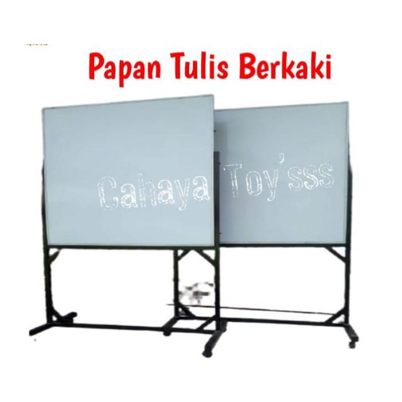 Jual Papan Tulis Standing 120 x 90 Whiteboard | Shopee Indonesia