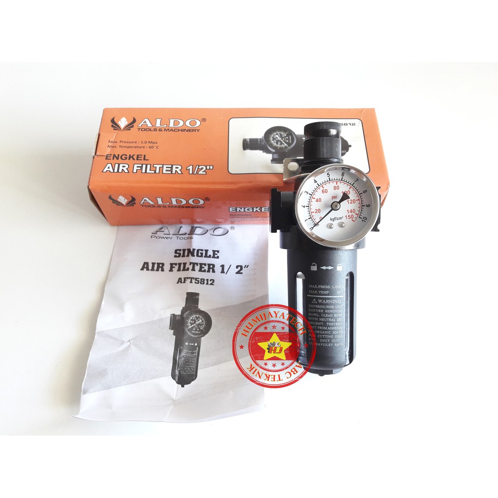 Jual Air Filter Kompresor Ukuran 1/2" Tipe Single Aldo | Shopee Indonesia