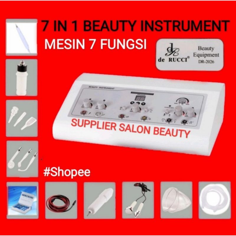 Jual Alat facial 7 fungsi micro dermabrasi ultrasound cauter spot 7in1 ...