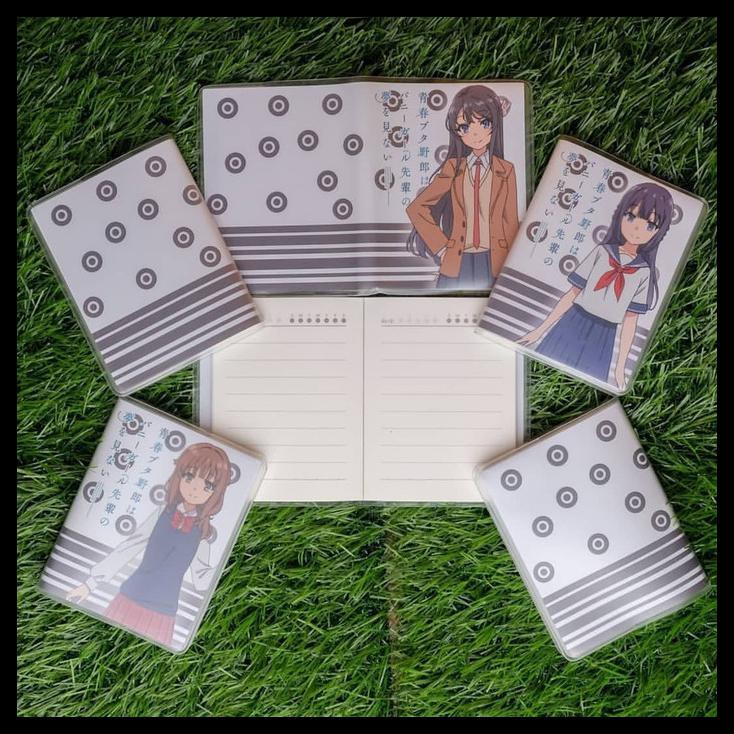 Jual Buku Tulis Mini Anime - Variasi Seishun Buta Yarou | Shopee Indonesia