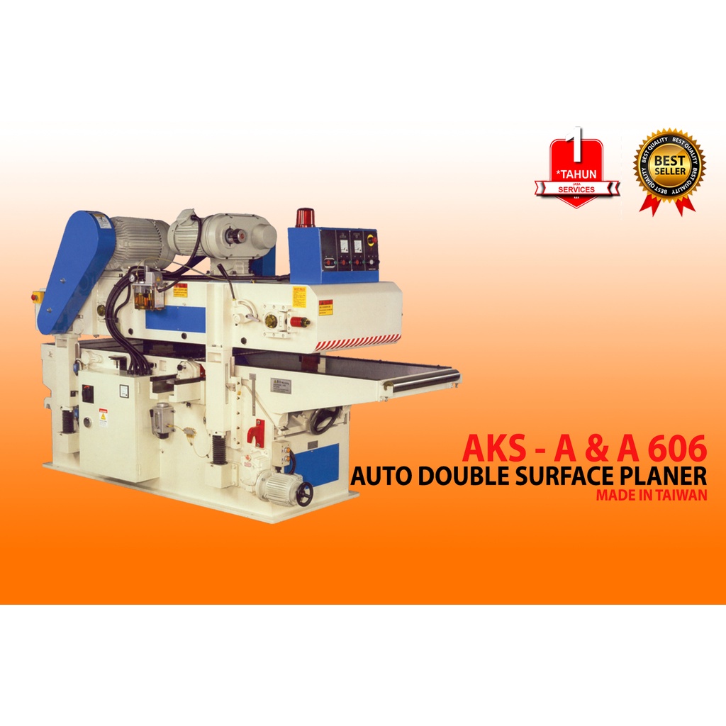 Jual Wood Working Mesin Planer Penghalus Serut Kayu Sisi Ganda AKS - A ...