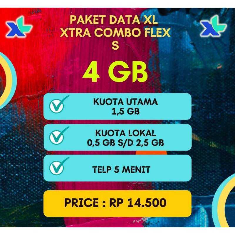 Jual Kuota XL Xtra / Extra Combo Flex | Shopee Indonesia