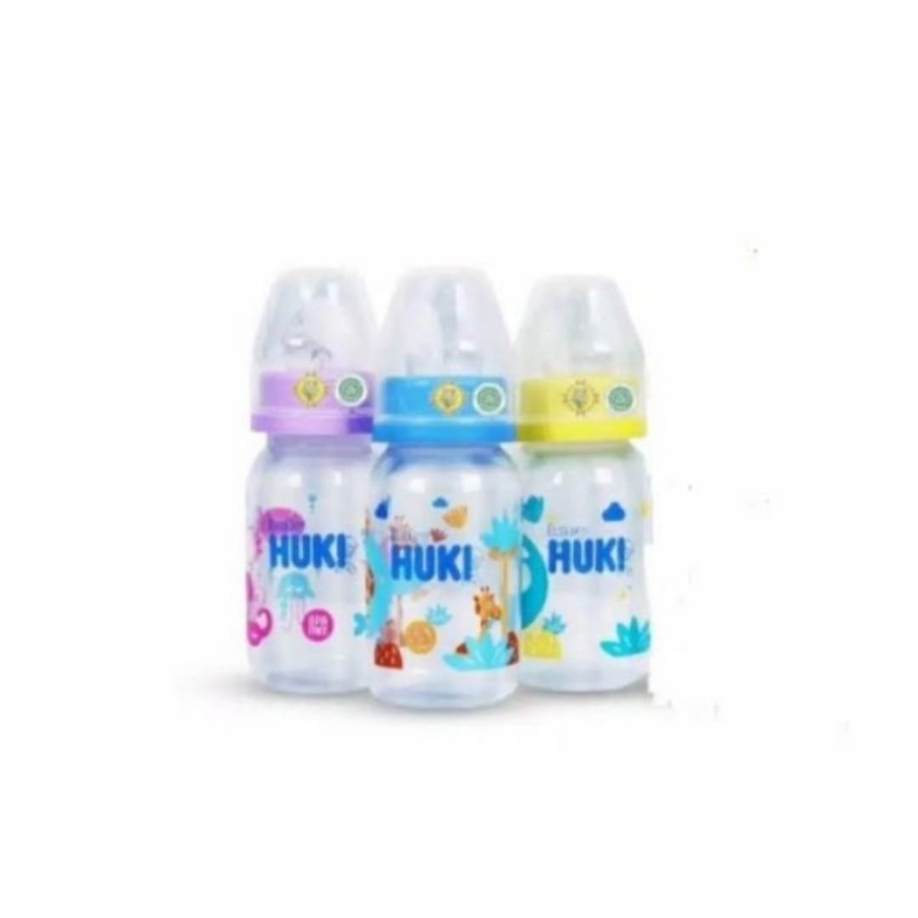 Jual Botol Dot Susu Bayi Huki Seri Hewan 120ml & 240ml Nipple Round ...