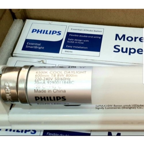 Jual Lampu T8 led 8w putih 60cm ecofit philips | Shopee Indonesia