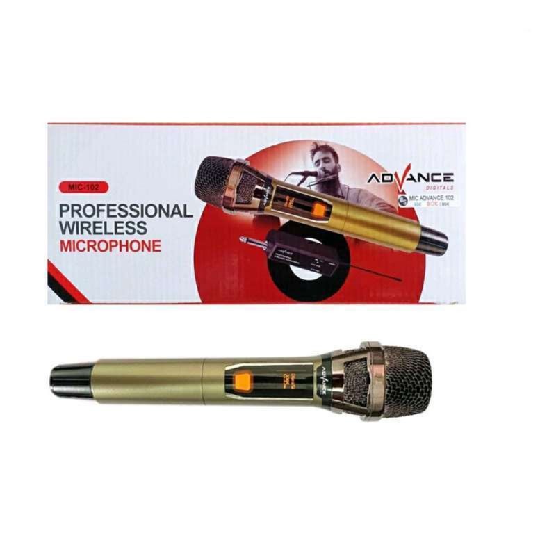 Jual Microphone / Mic Wireless Advance MIC-102 Single | Shopee Indonesia