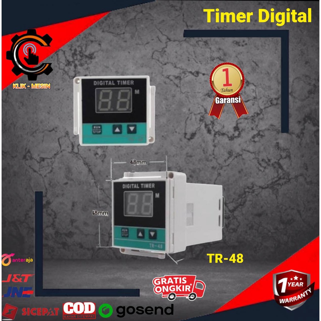 Jual Timer Digital Oven Deck Gas TR-48 Sparepart Oven Gas Otomatis ...