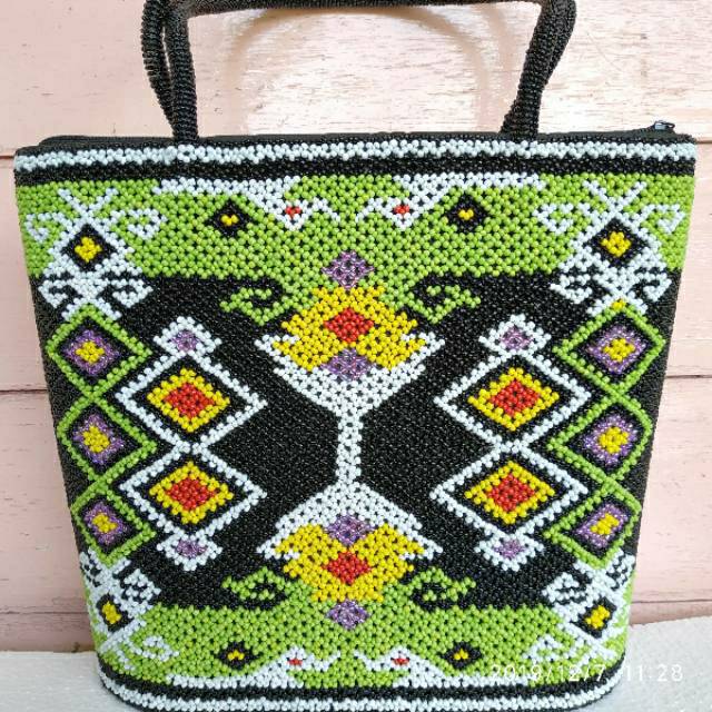 Jual Tas Manik Besar Jumbo Motif Khas dayak kalimantan - Tas Bakul ... Jual Tas Manik Besar Jumbo Motif Khas dayak kalimantan - Tas Bakul ...